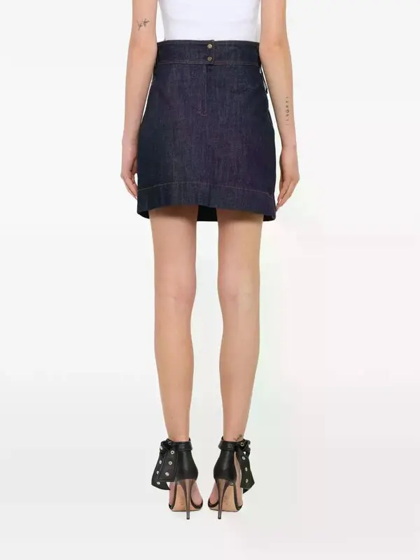 Kenzo High-waisted Denim Skirt