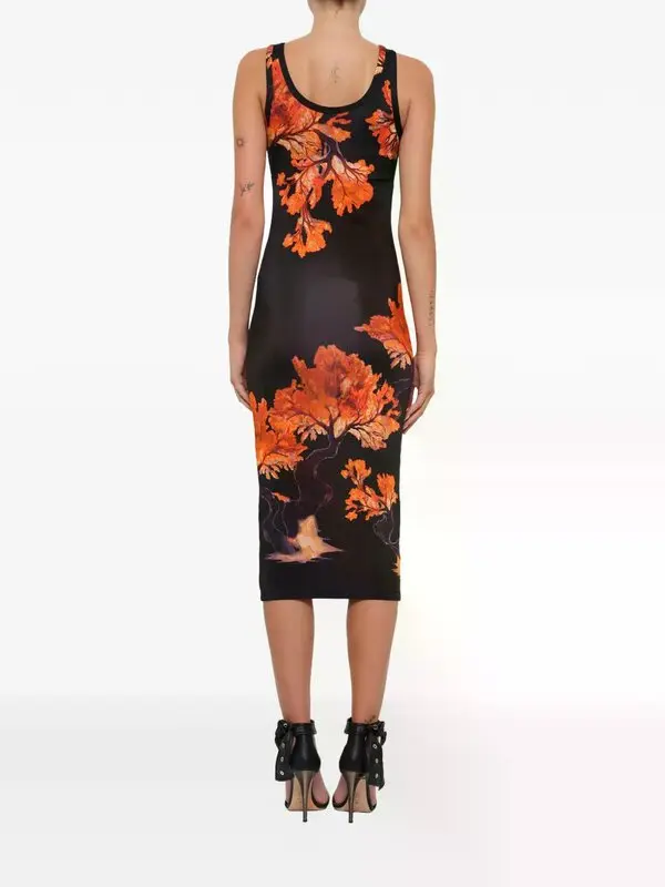 Givenchy Printed Tree Tank Midi Dress