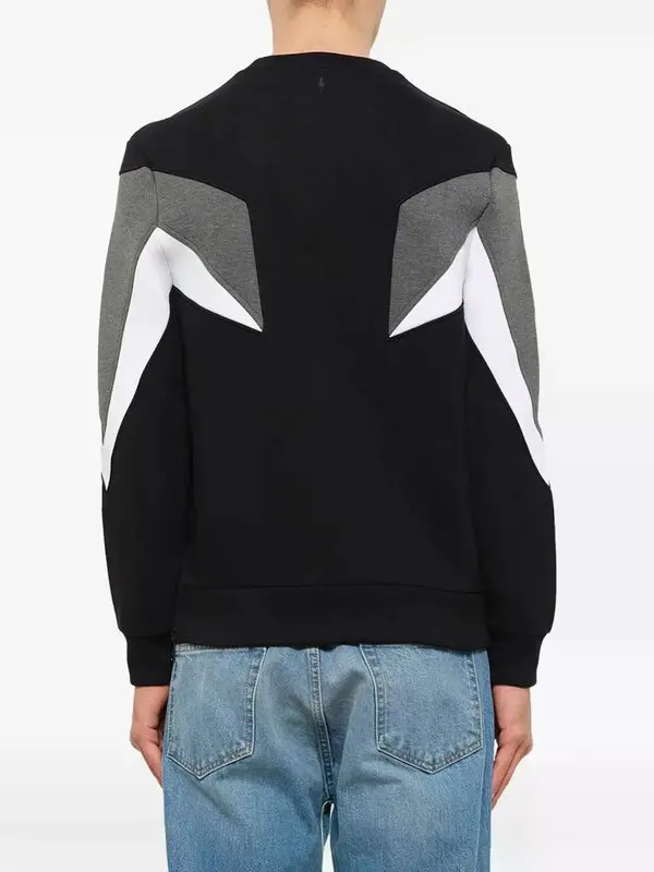 Neil Barrett Geometric Paneled Sweatshirt