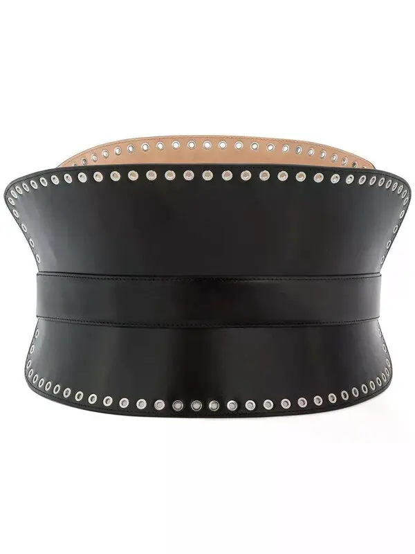 Alexander McQueen Studded Corset Belt - Black