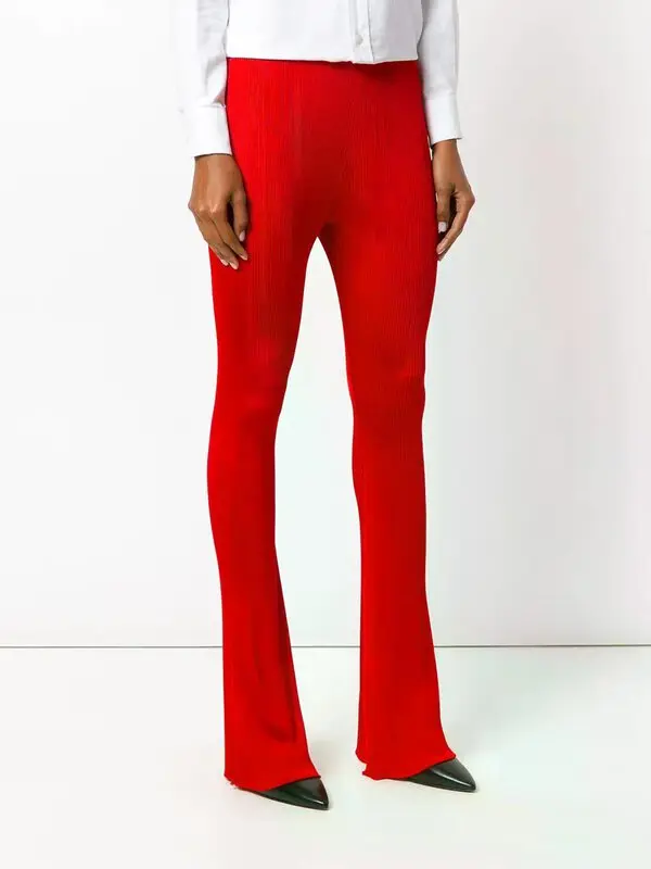 Givenchy Ribbed Flared Trousers