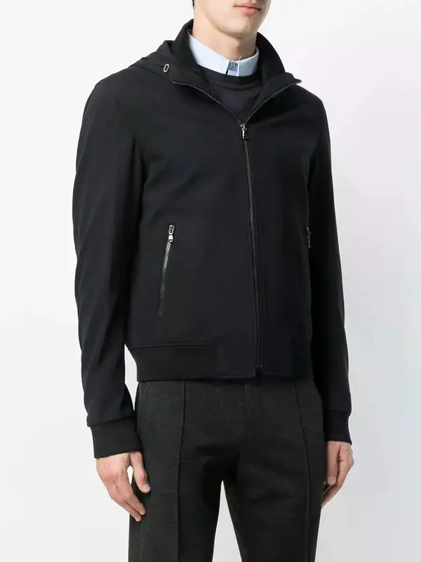 WOOYOUNGMI Zipped Hooded Jacket