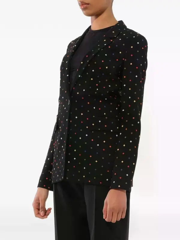 Givenchy Mini Cross Patterned Blazer