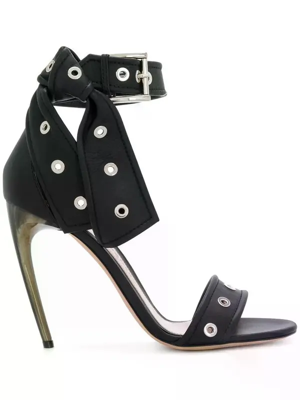 Alexander McQueen Horn Heel Sandals