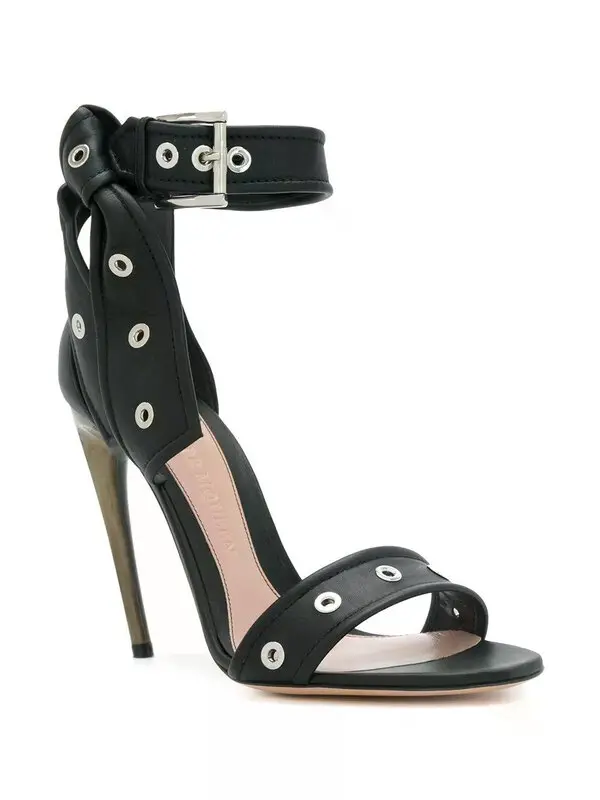 Alexander McQueen Horn Heel Sandals