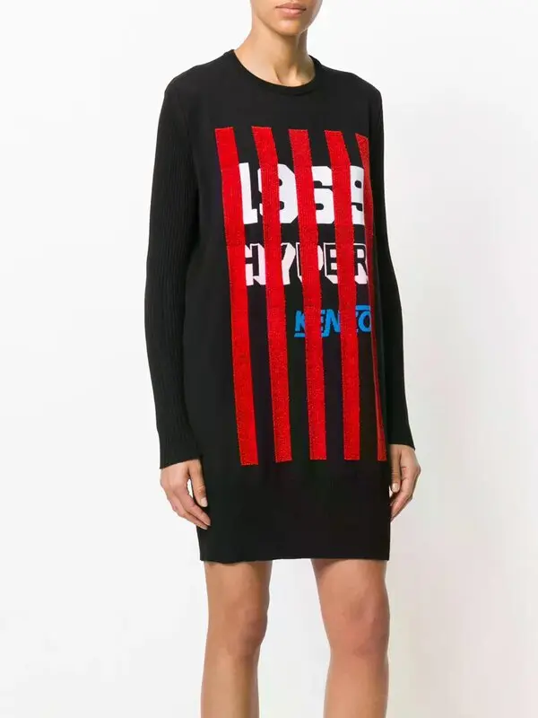 Kenzo Hyper Print Knitted Dress