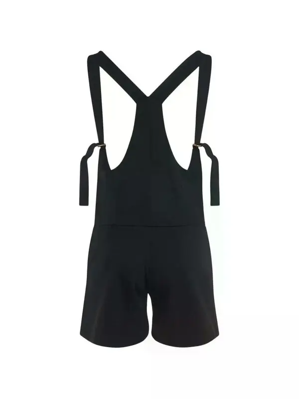 Chloé Pinafore Playsuit With Gold-tone Buttons