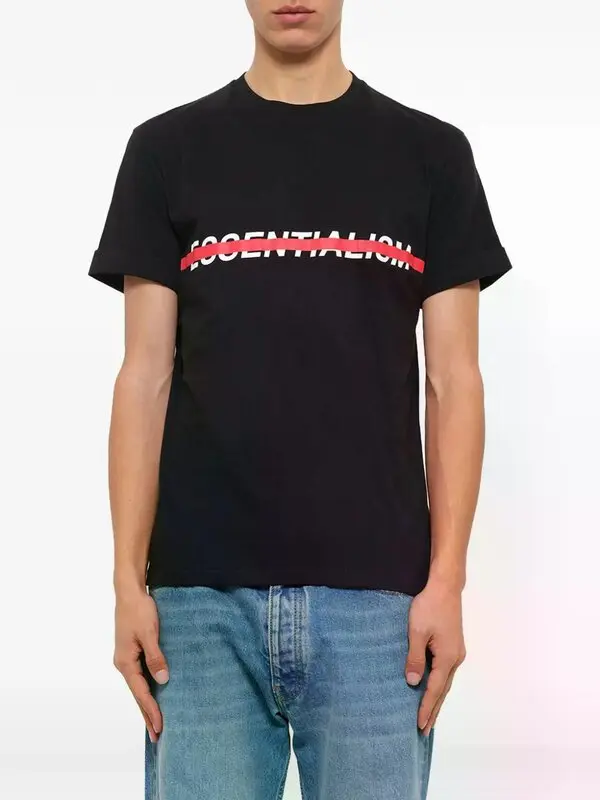 Neil Barrett Slogan T-shirt - Black