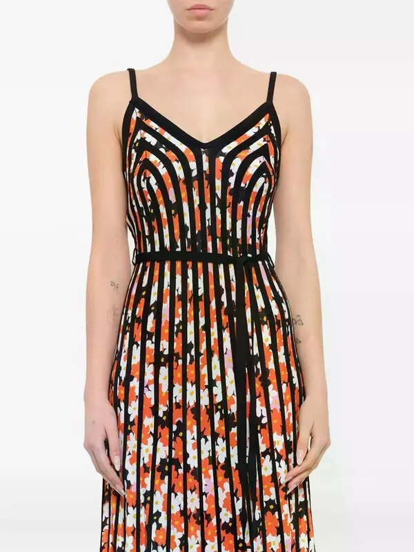 Kenzo Floral Fantasy Print Knee Length Dress