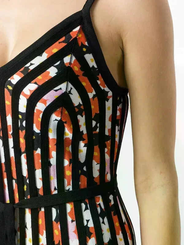 Kenzo Floral Fantasy Print Knee Length Dress