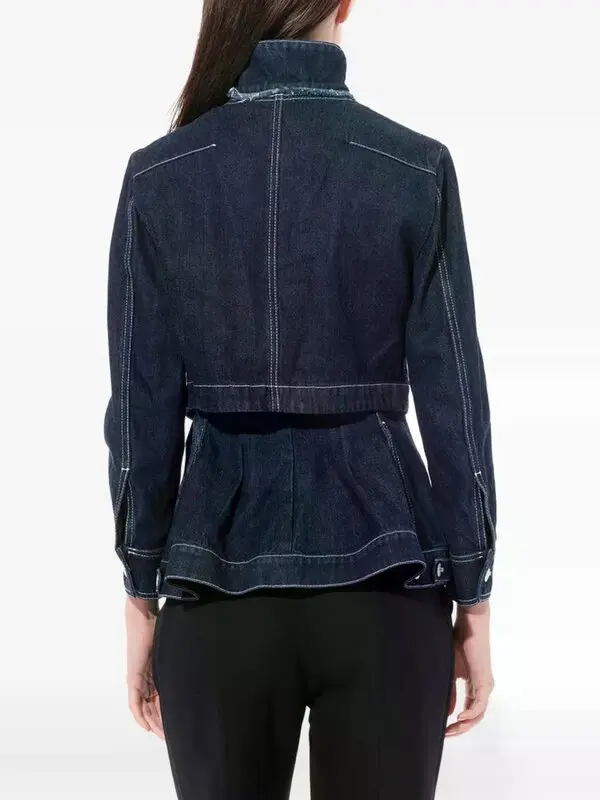 Alexander McQueen Embroidered Peplum Jacket