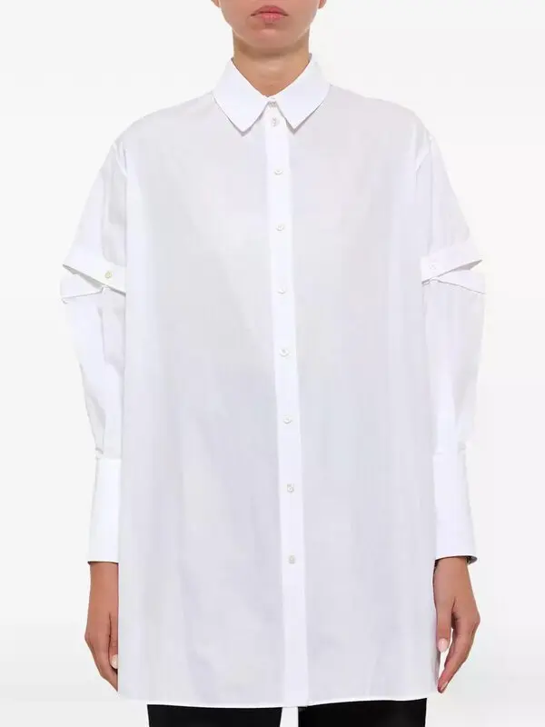 Alexander McQueen Oversized Poplin Shirt