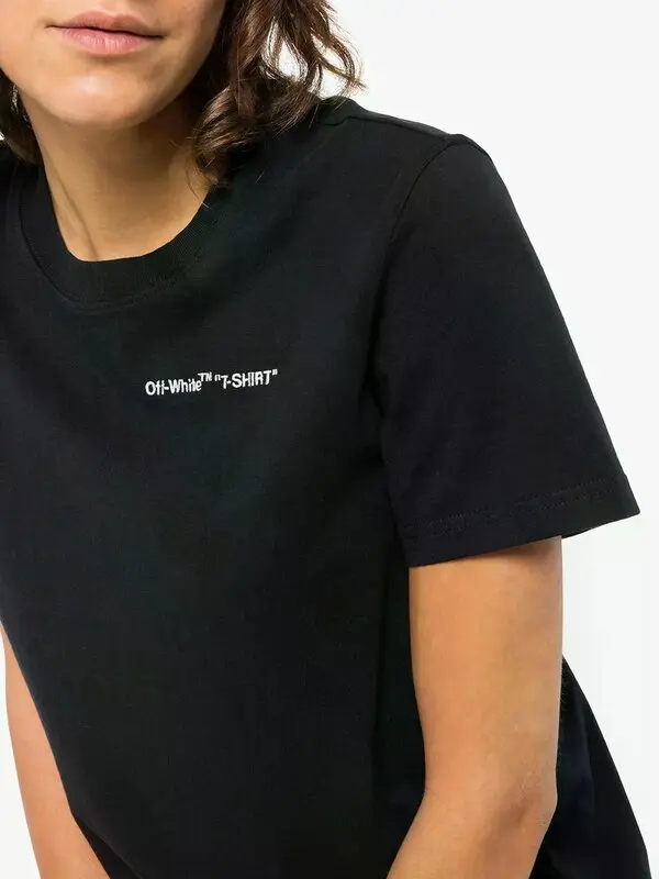 Off-White Logo Embroidered T-shirt