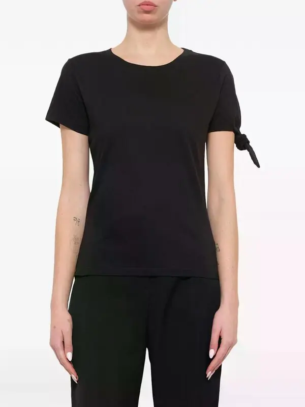 JW Anderson Knot Detail T-shirt - Black