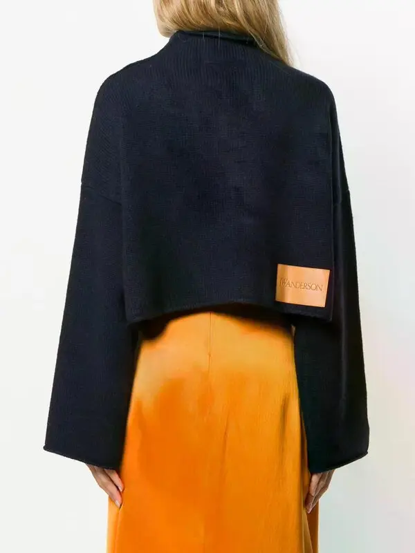 JW Anderson Navy Cable Detail Jumper