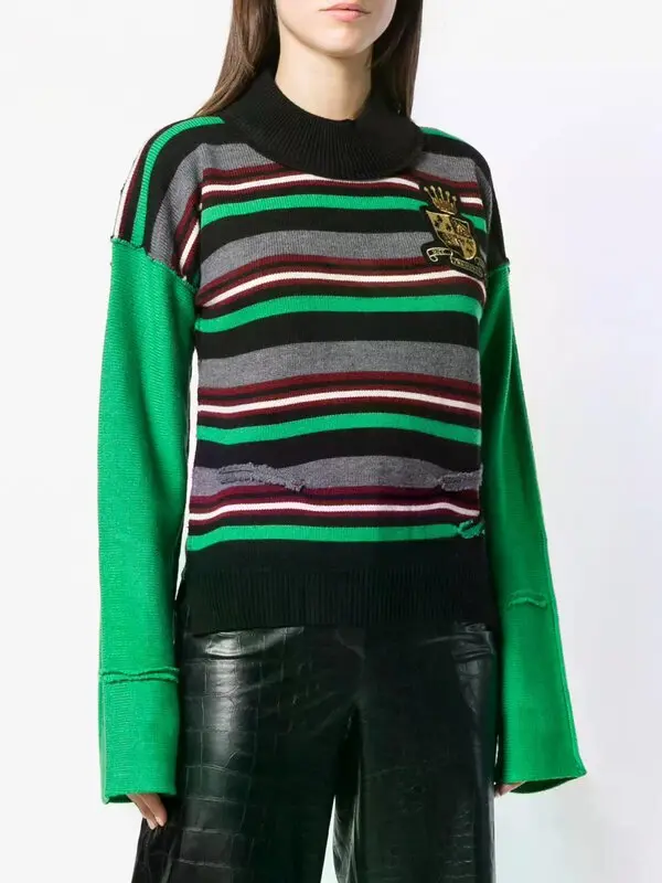 JW Anderson Logo Crest Knitted Jumper