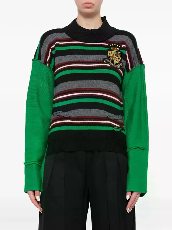 JW Anderson Logo Crest Knitted Jumper