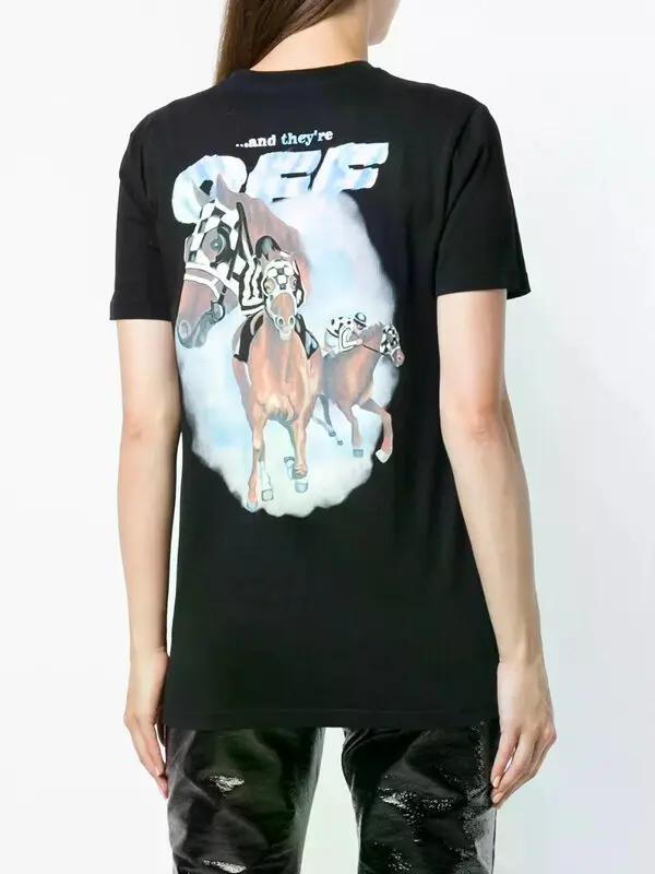 Off-White Horse Print T-shirt
