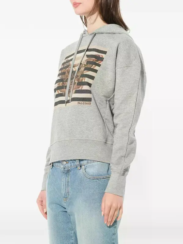 Alexander McQueen Butterfly & Skull Printed Hoodie