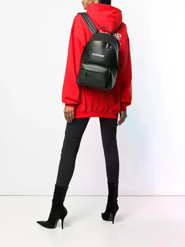 Balenciaga Political Campaign Logo Hoodie - Red