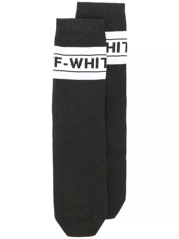 Off-White Logo Knit Socks