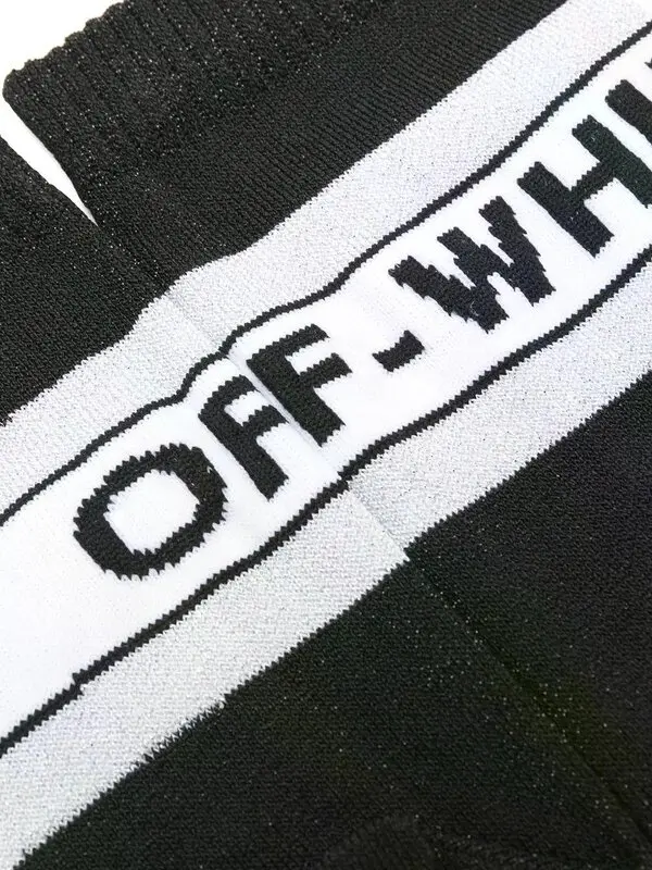 Off-White Logo Knit Socks