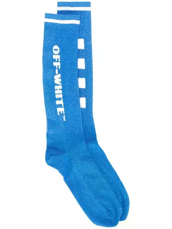 Off-White Logo Knit Socks