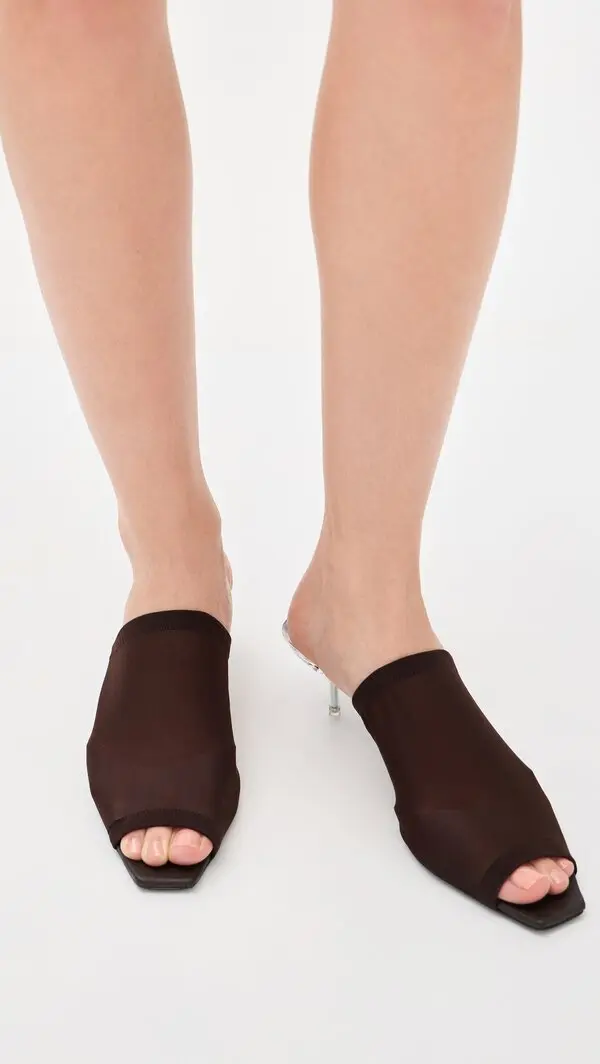 COURREGES Mesh Mule Heels