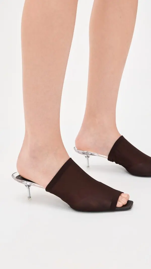 COURREGES Mesh Mule Heels