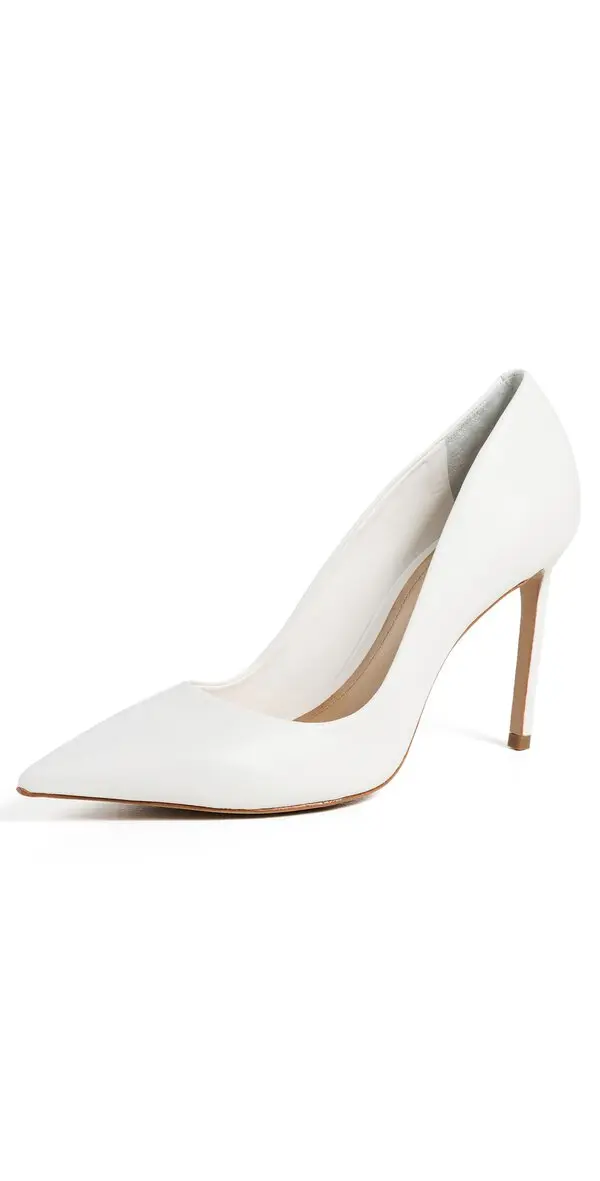 Schutz Lou Pumps Stiletto Heel - White