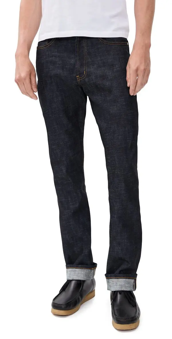 Naked & Famous Denim True Guy" Year Of The Horse Selvedge Jeans - Indigo