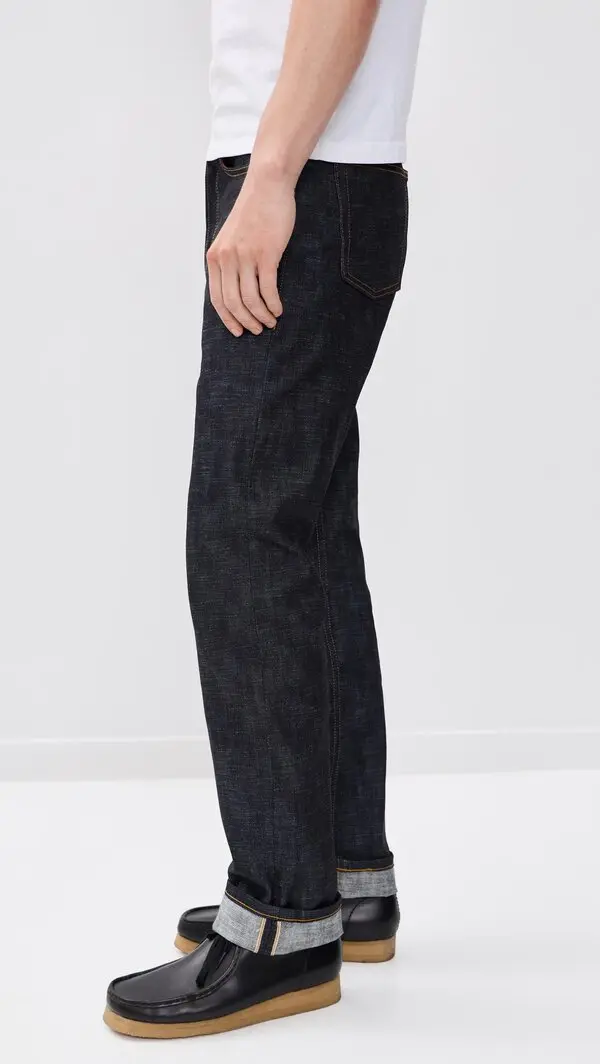 Naked & Famous Denim True Guy" Year Of The Horse Selvedge Jeans - Indigo