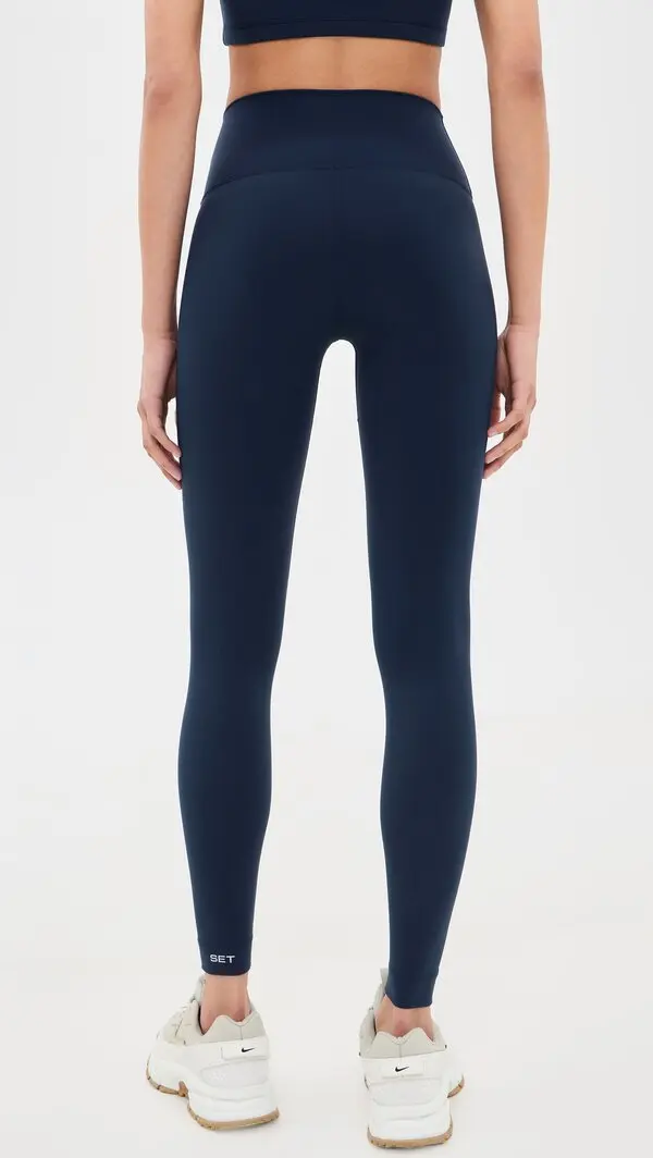 Set Sportbody Sporty High Rise Leggings - Atlantic