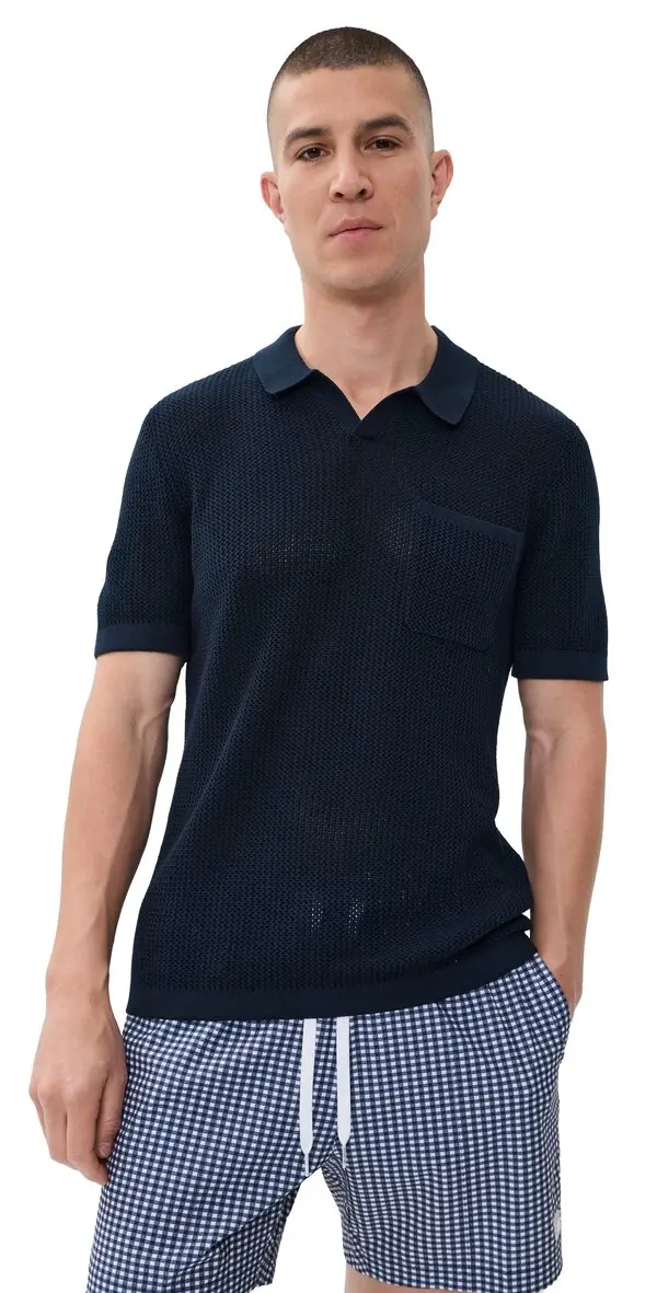 RHONE Coastal Johnny Collar Polo
