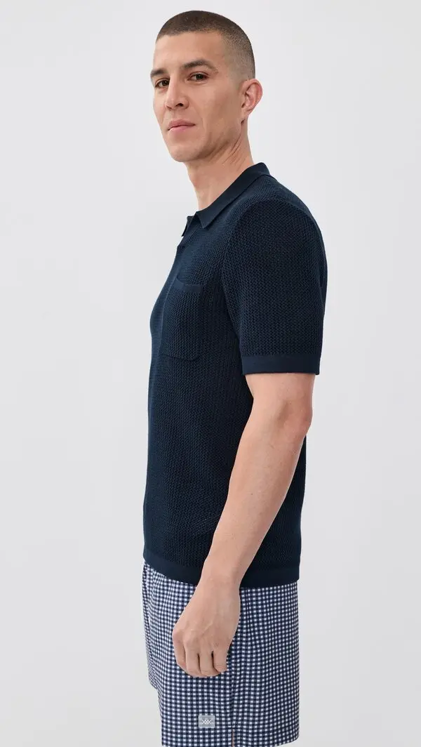 RHONE Coastal Johnny Collar Polo