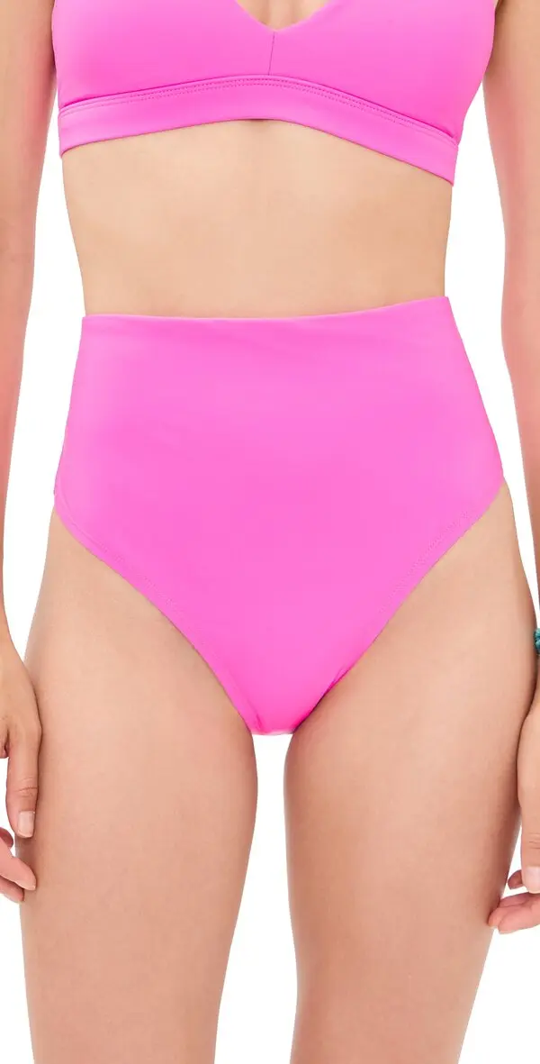 STYLEST Dreamsculpt High Waist Bikini Bottoms - Neon Pink
