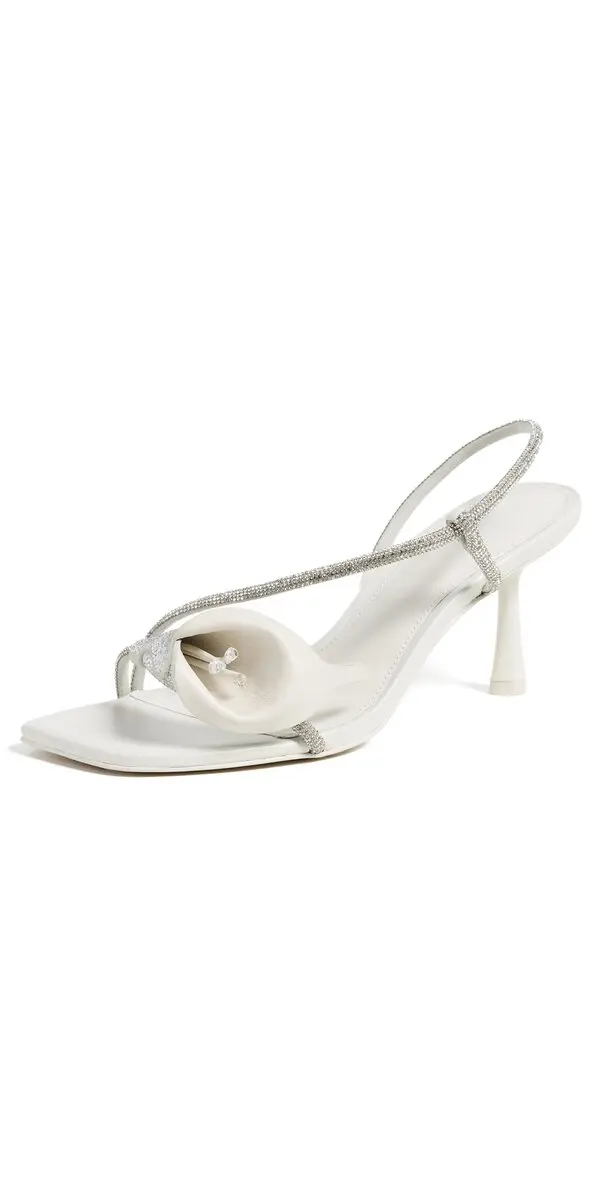 Cult Gaia Rayna Mid Heels - Antique White