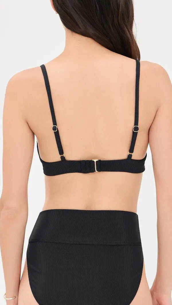 Beach Riot Ribbed Knit Underwire Bikini Top