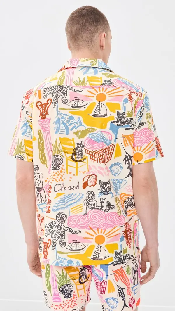 Closed Printed Camp Shirt