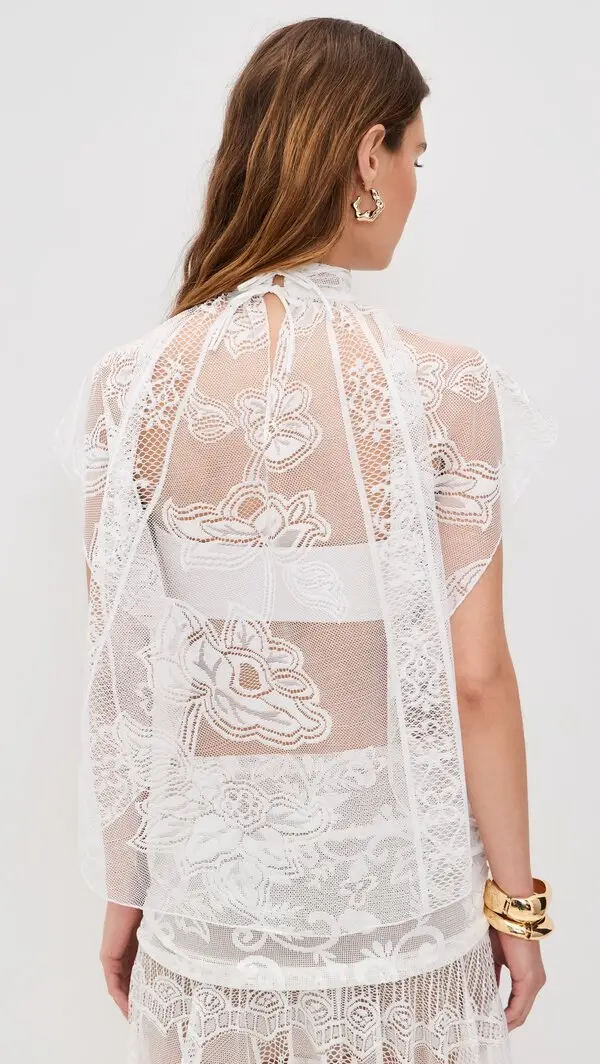 YELLOW THE LABEL Helena Doily Top