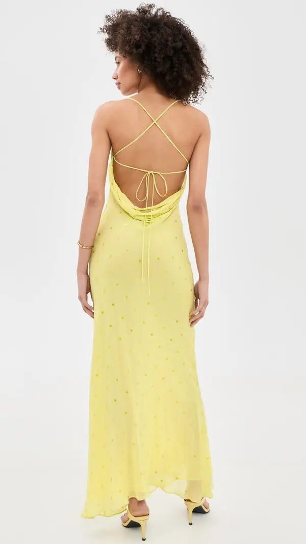 Bec & Bridge Arielle Sequin Embellished Slip Maxi Dress