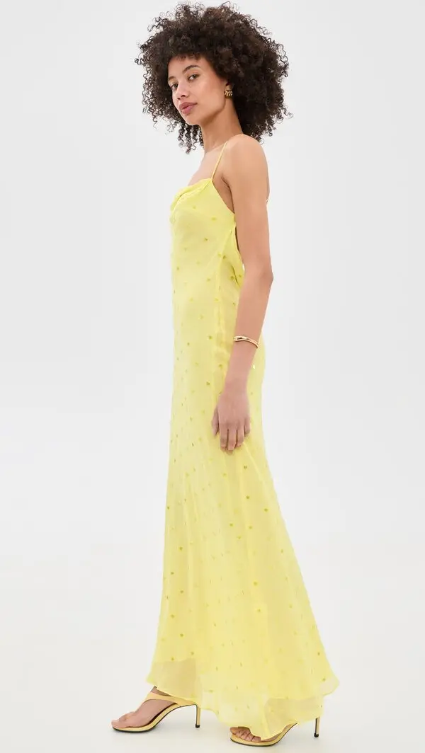 Bec & Bridge Arielle Sequin Embellished Slip Maxi Dress