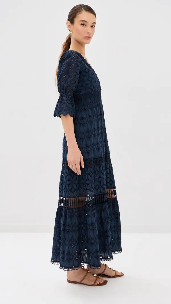 Temptation Positano Embroidered Maxi Dress