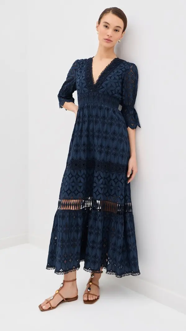Temptation Positano Embroidered Maxi Dress