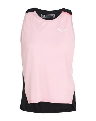 SALEWA Sleeveless Crewneck Jersey Tank Top - Pink