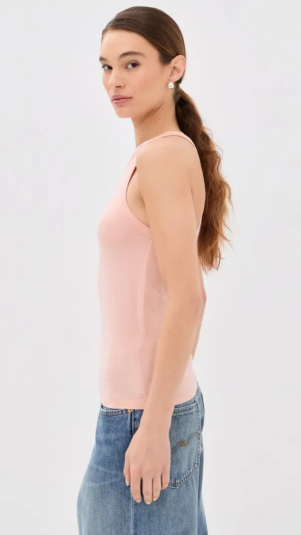 Another Tomorrow Racerback Tank Top - Quartz