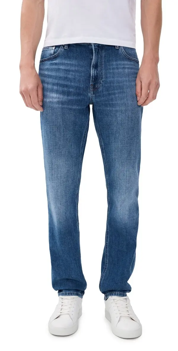 FRAME Modern Straight Jeans In Medium Wash