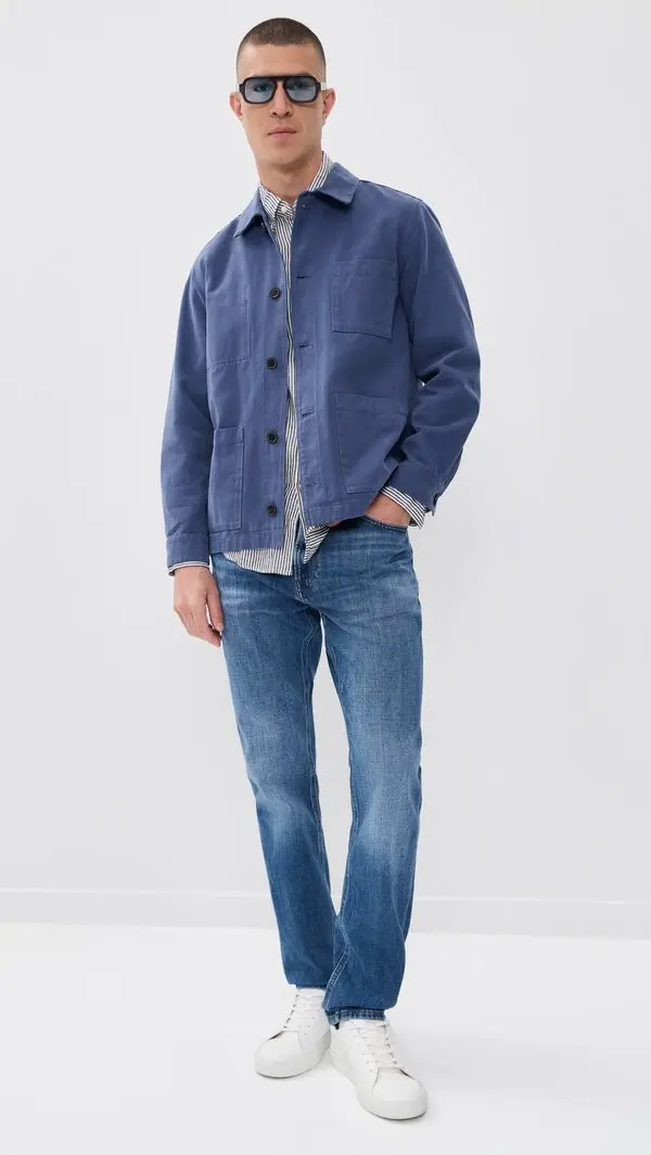 FRAME Modern Straight Jeans In Medium Wash