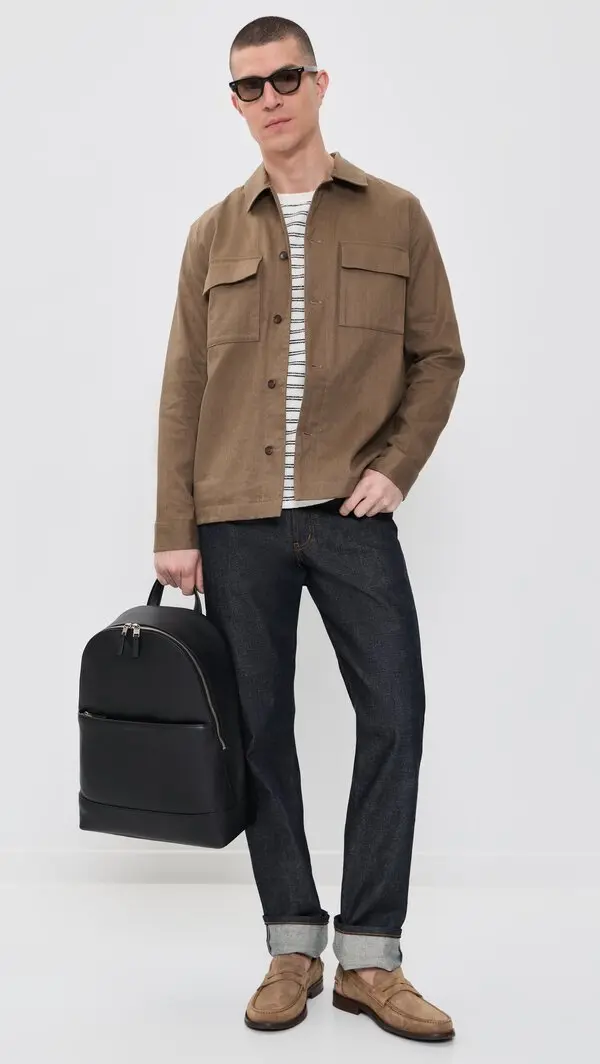 Shinola Canfield Pebbled Leather Backpack
