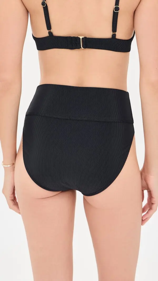 Beach Riot Highway Ribbed Full Coverage Bikini Bottoms